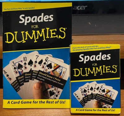 Spades For Dummies with Playing cards and Instruction Book - Fundex ...
