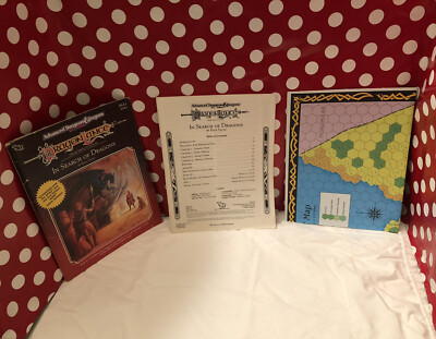 Dragon Lance IN SEARCH OF DRAGONS TSR AD&D DLE1 9243 Advanced Dungeons ...