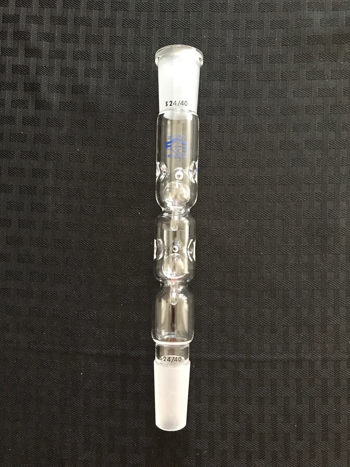 New QUARK Glass 24/40 Snyder 2-Ball Chamber Distillation Column 150mm ...