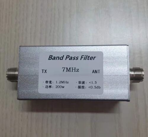7MHz Band Pass Filter BPF Anti-Interference Improved Sensitivity ...
