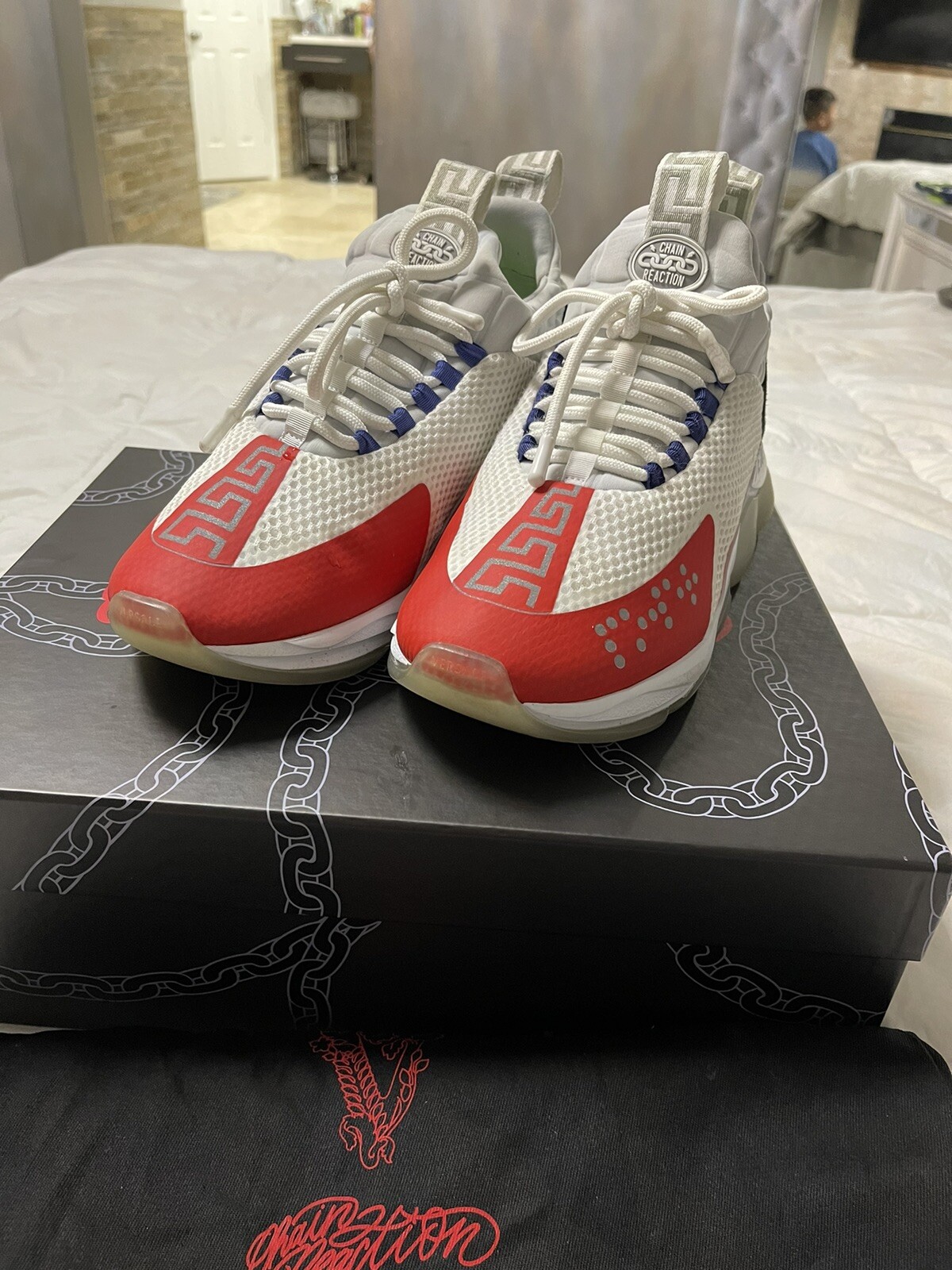 Red Versace Shoes For Men