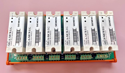 EDWARDS SIGA-UIO6R Universal I/O Motherboard W/ 6 SIGA-MCR-LG Control ...