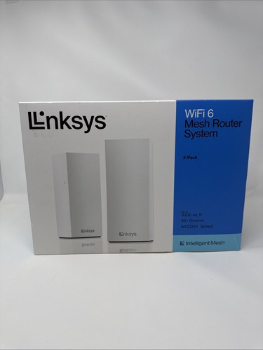 Linksys AX2200 Dual-Band Intelligent Mesh WiFi 6 System 2 Pack MX20WH2 ...