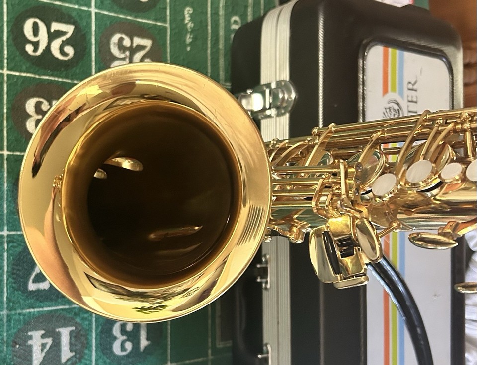 JUPITER Tenor Saxophone Gold Brass Lacquered Eb with Case Mouthpiece ...