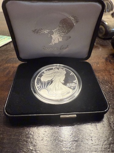 2024 W Proof Silver American Eagle One Ounce Coin West Point 1 Oz Box & COA 24EA | eBay