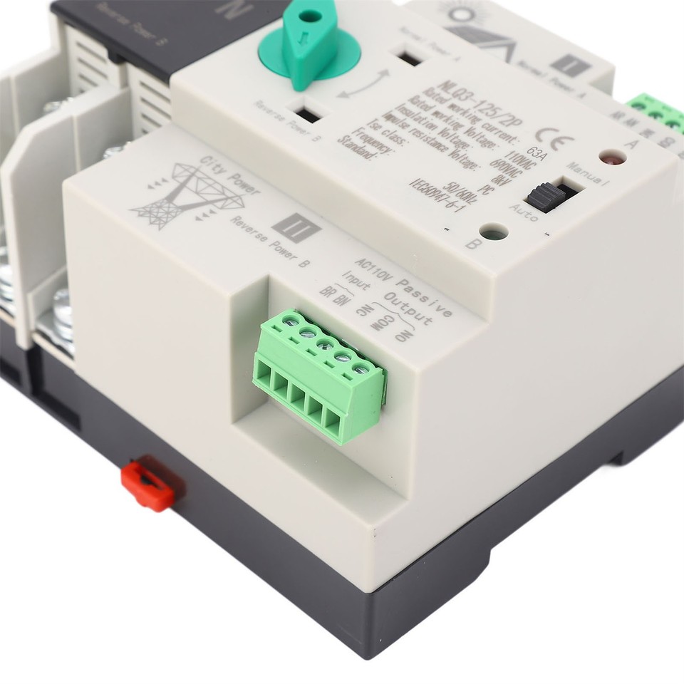 Dual Power Automatic Transfer Switch PV Inverter Type Millisecond ...