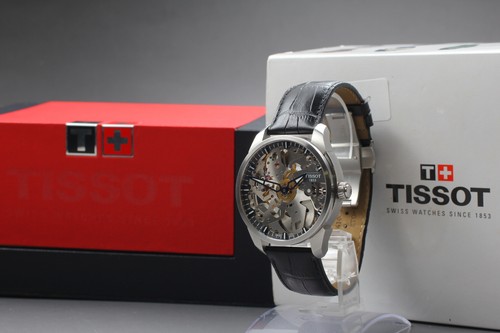 [Box, Paper] Tissot T-Complication Squelette Hand Winding Men's Watch ...