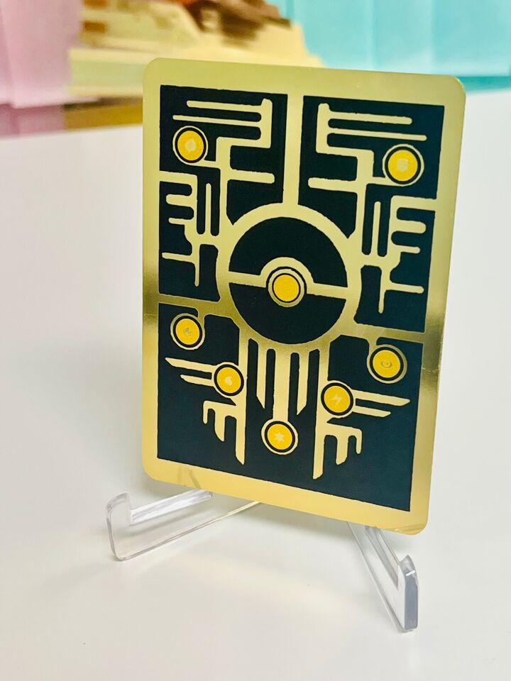 Ancient Pikachu Pokemon Gold Metal Card Collectible Gift/Display | eBay