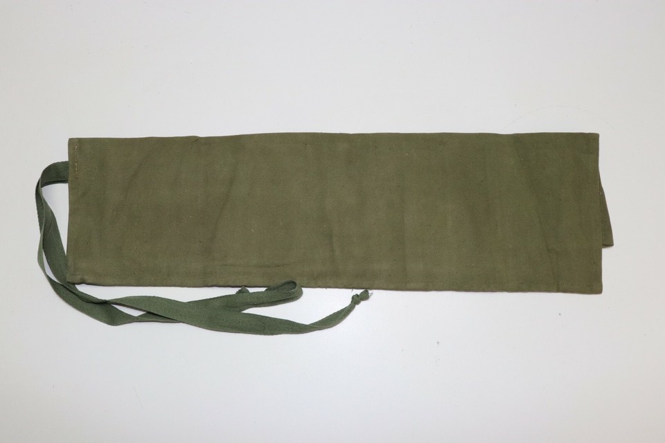 US OD cotton shave Kit Dope kit roll w string tie 22"L x 6 1/4"w each ...