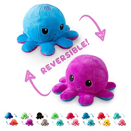TeeTurtle - The Original Reversible Octopus Plushie - Sunset + Mermaid ...
