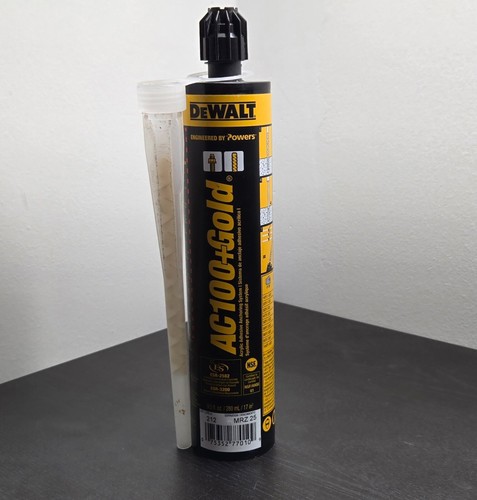 9.5 oz. DEWALT POWERS AC100+GOLD ACRYLIC CONCRETE EPOXY 8478SD ...