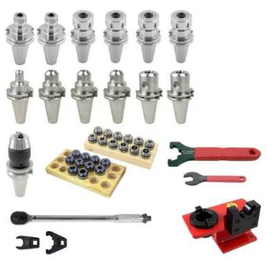 75 Pc. Pioneer CAT 40 Performance Tooling Kit for Haas CNC Mill w/T/C ...