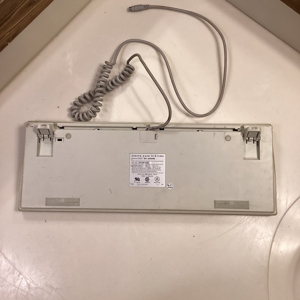 Vintage Zenith Data Systems Keyboard Model SK-2000RE | eBay