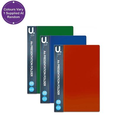 Ufile A4 Presentation Folder | eBay UK