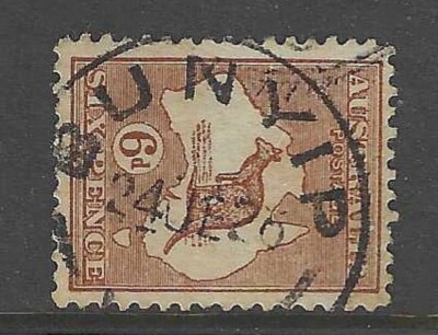Australia Used Predecimal Stamp. Kangaroo BUNYIP Postmark (8155) | eBay ...