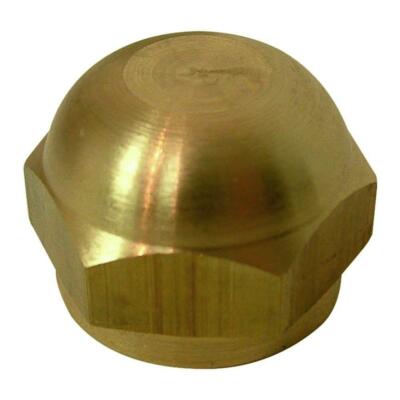 Highcraft Brass Flare End Cap Pipe Fitting O.D. Connection 1/2"in-5/8 ...