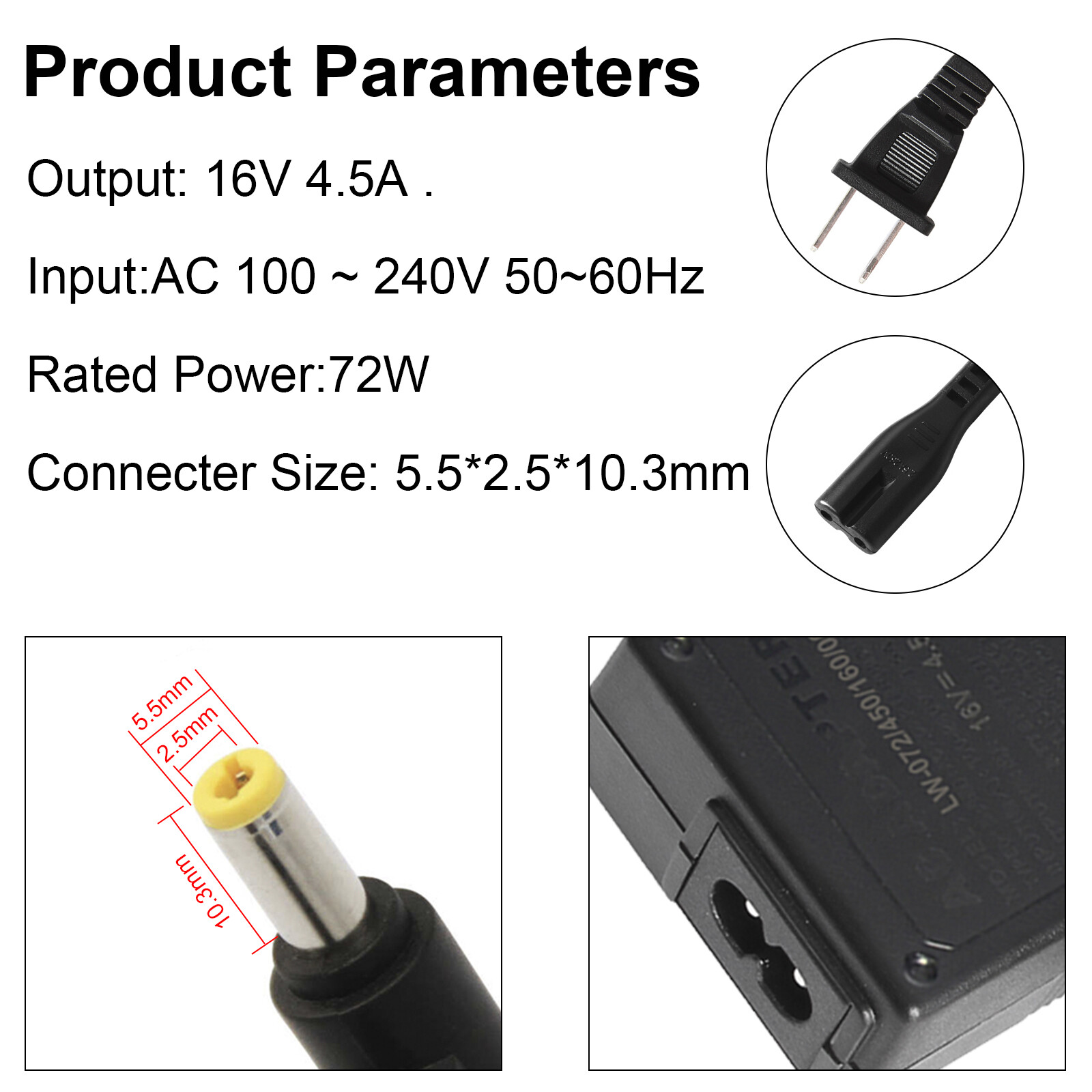 Laptop Charger For Panasonic Toughbook CF-19 CF-31 CF-52 CF-53 Power ...