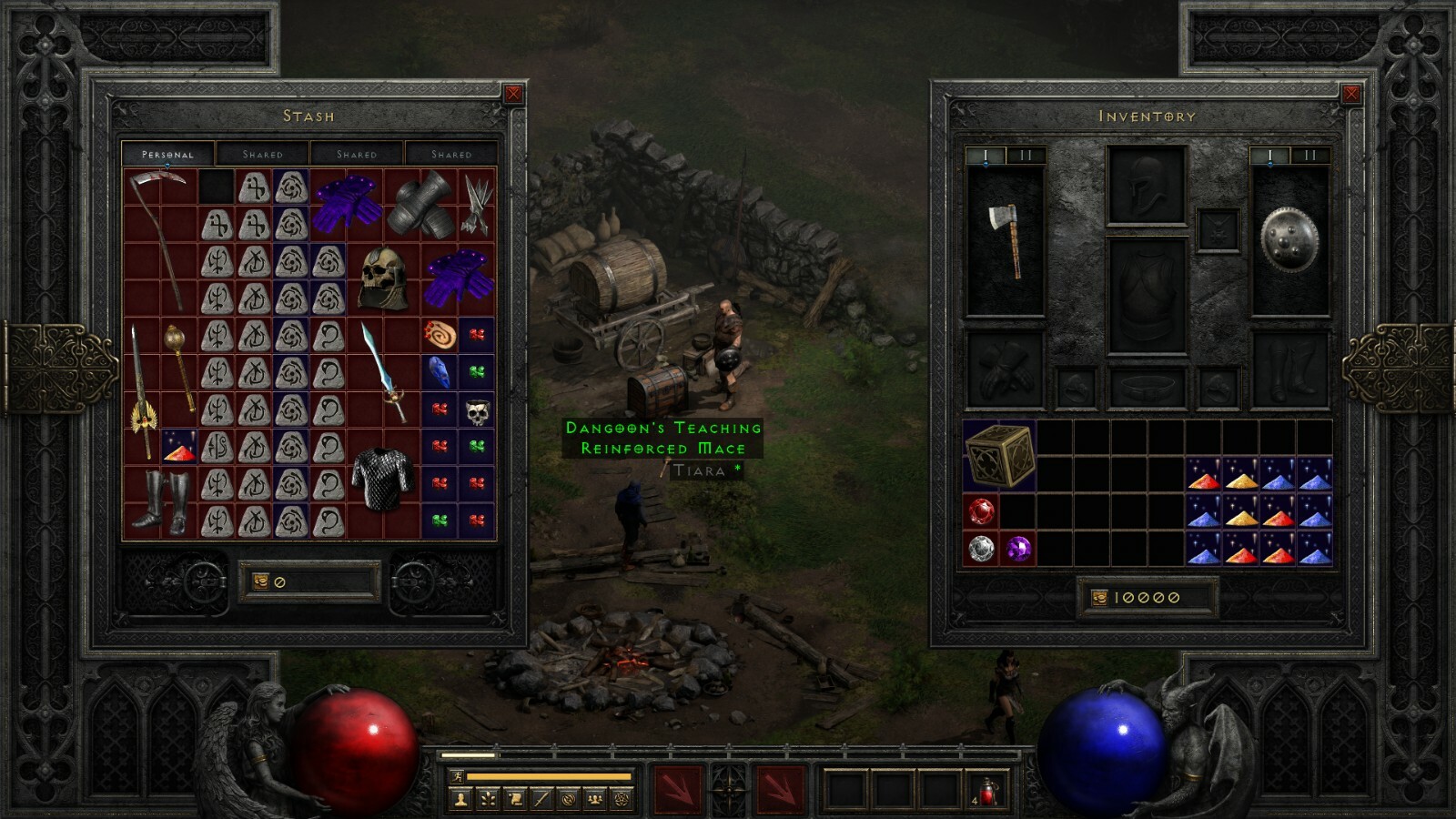 DIABLO 2 PC 3x FAL 12x HELL 6x LUM 7x IO 8x DOL 1x KO RUNES RUNE BULK ...