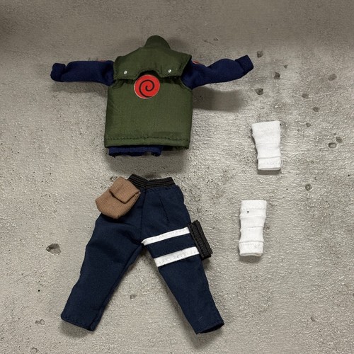 PB-KAK-SET: 1/12 Naruto Kakashi Custom Fabric outfit Set for 6" Slim ...