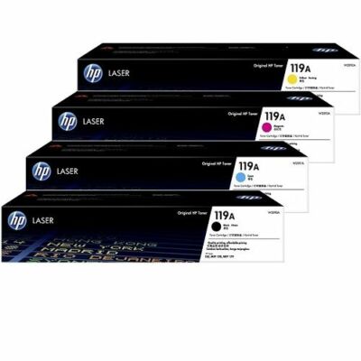 SET HP Genuine 119A W2093A W2090A W2091A W2092A W2093A Toner Cartridges ...