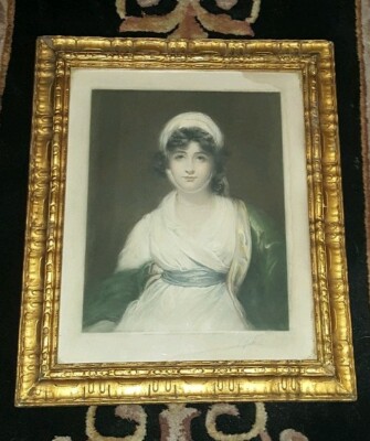 Original Framed 1910 MEZZOTINT ETCHING SIGNED PENCIL BY ELIZABETH ...