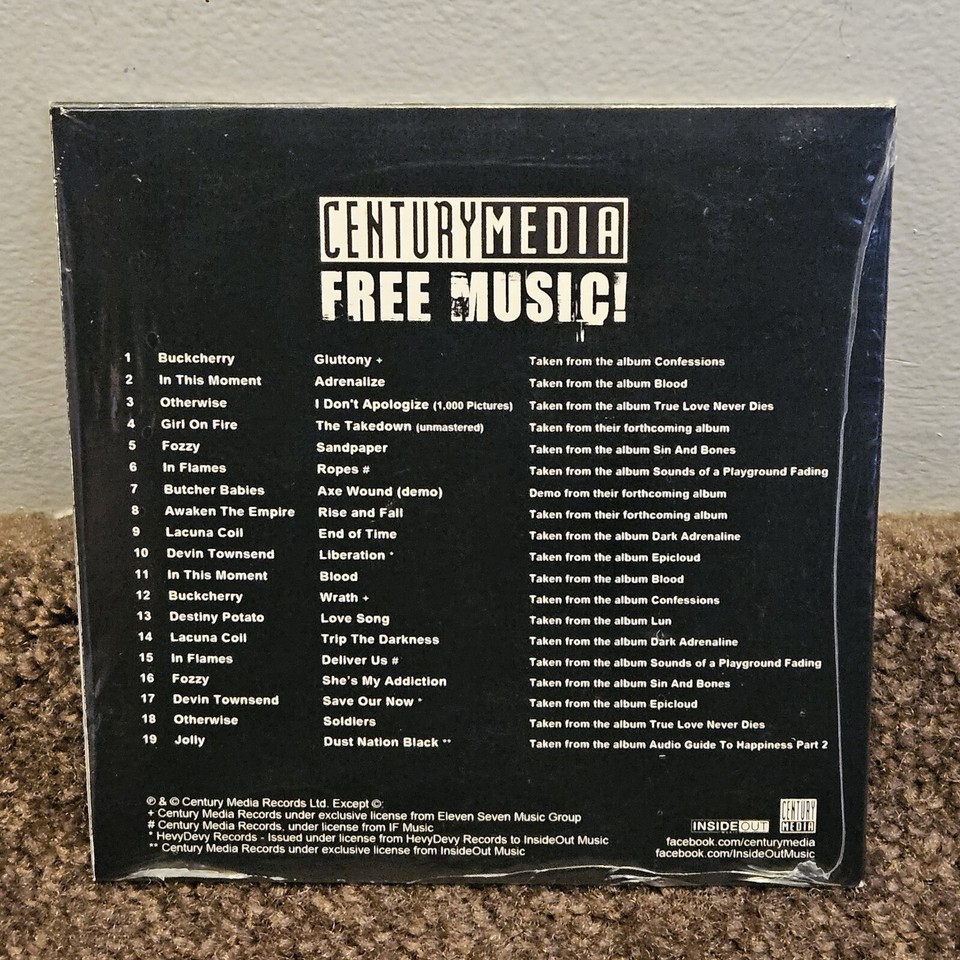 Century Media Free Music Sampler CD | eBay