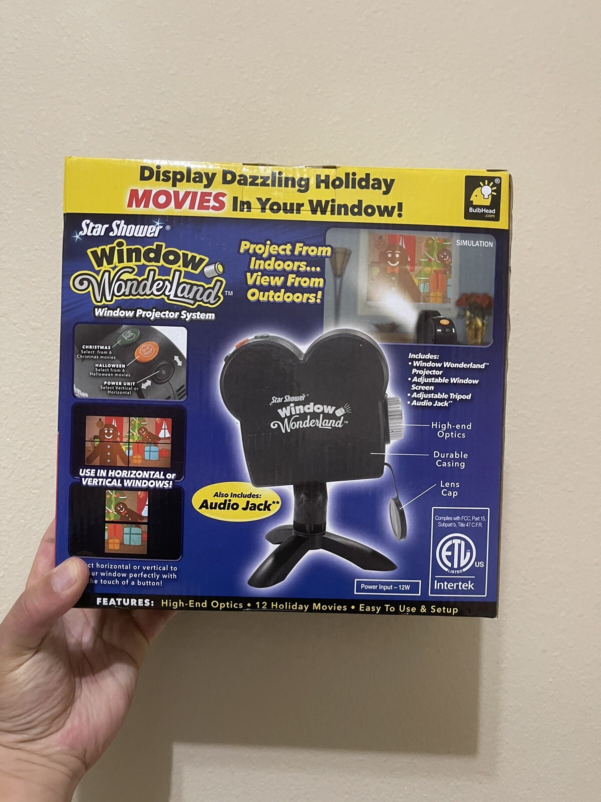 Star Shower Window Wonderland Projector, Halloween & Christmas Movies ...