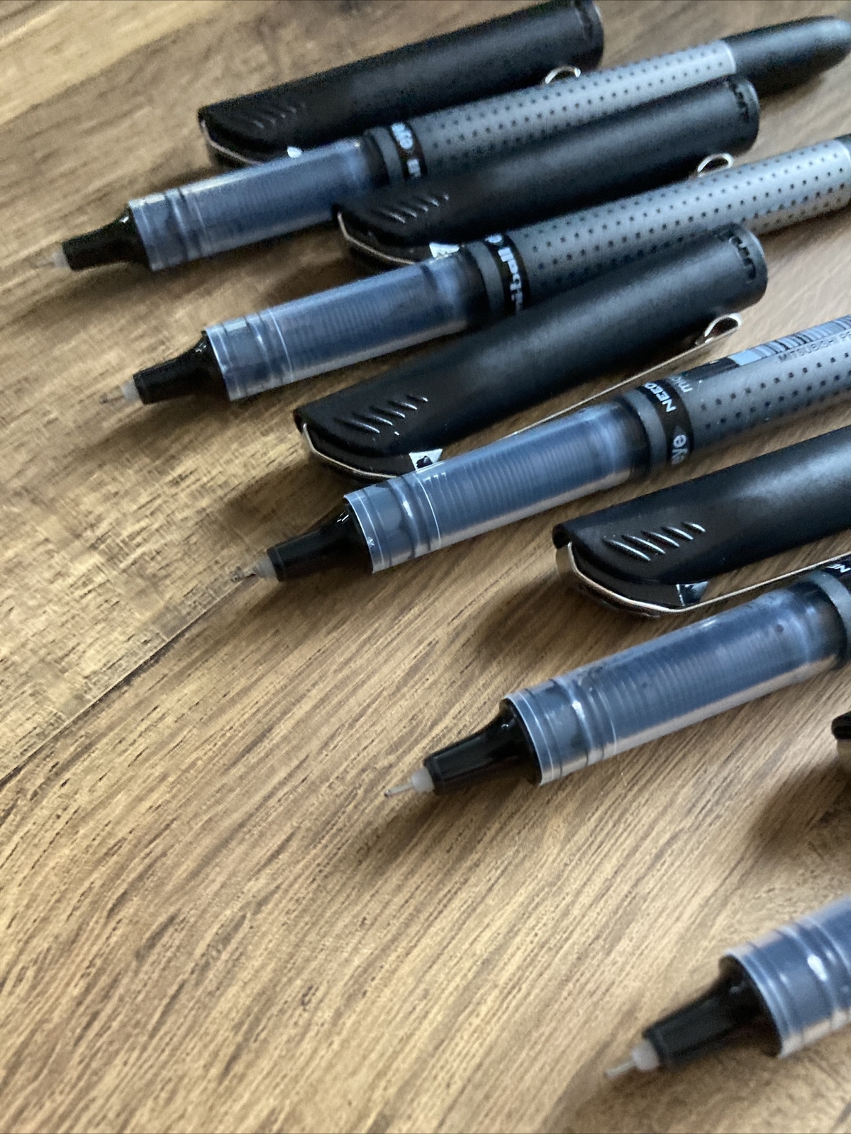 Uni-Ball Eye Needle Point 0.5mm Black Rollerball Pens,UB-185S (PKT 5 ...