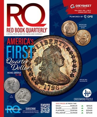 NEW Red Book Quarterly - US Coins & Currency Price Guide - Winter 2025 ...