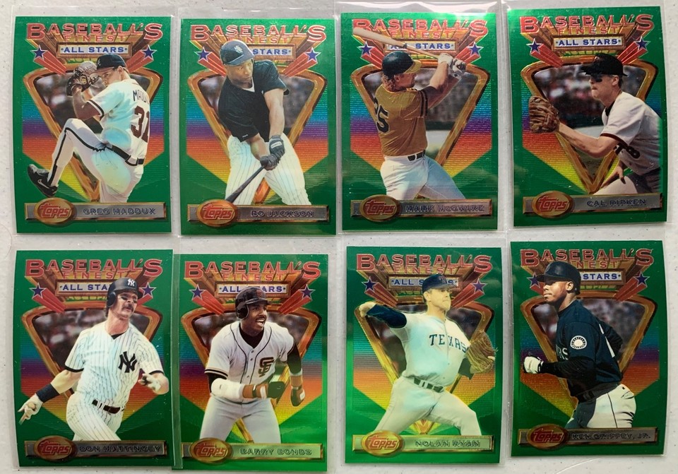 1993 Topps Finest Complete Set 1-199 BASEBALL Ripken Bonds Ryan Griffey ...