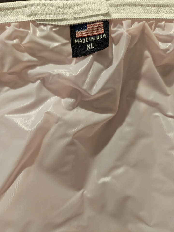 XL Pink Plastic Pants ABDL / Incontinence Aid Waterproof Made in USA | eBay