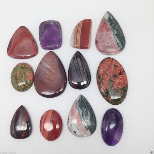 Various Oval, Tear Drop, Square cabochon CAB flatback semi-precious ...
