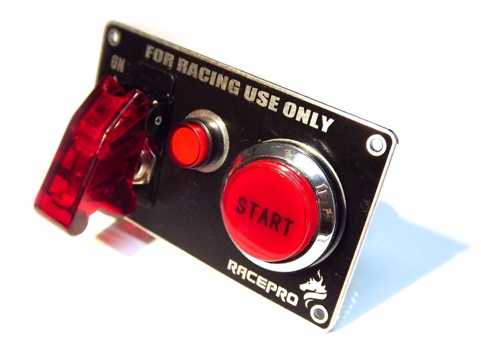 Ignition Switch Panel Push Button Engine Start LED Toggle for Racing ...