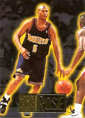 1994-95 SkyBox Premium #224 Jalen Rose RC Denver Nuggets | eBay
