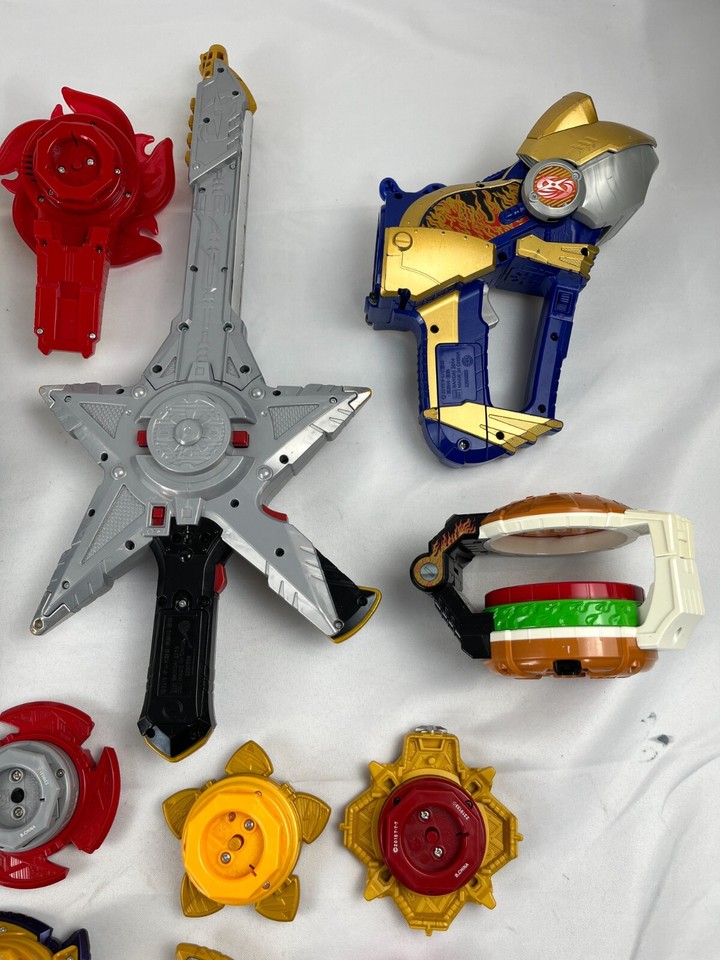 Power Rangers Ninja Steel Ninninger DX Sword Shuriken Ster Set Bundle ...