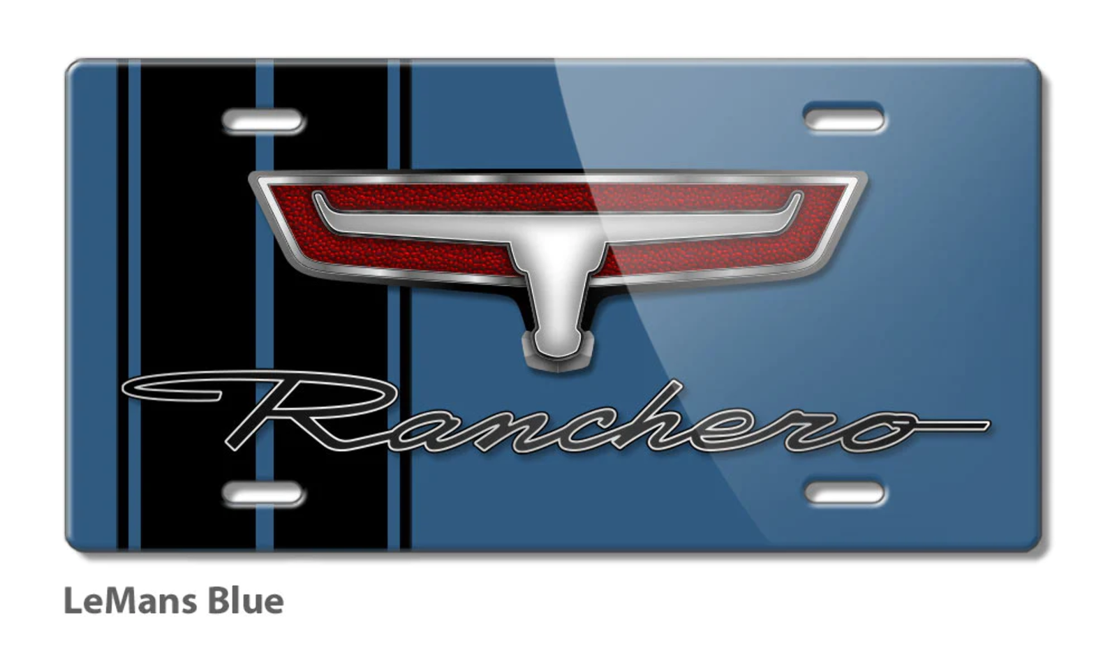1966 - 1967 Ford Ranchero Emblem Novelty License Plate - Aluminum - 16 ...