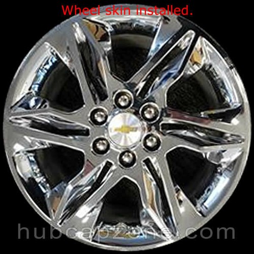2019-2025 Chrome Chevy Blazer Wheel Skins Hubcaps 18" Chevrolet Wheel ...