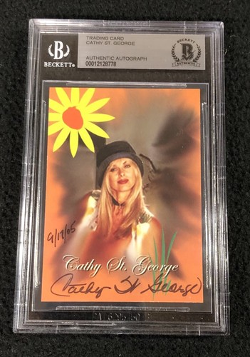 Cathy St. George Signed Chicagoland Expo Issued Card Beckett Certified ...
