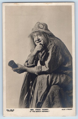 Mr. Fred Terry Postcard RPPC Photo Old Man In The Scarlet Pimpernel ...