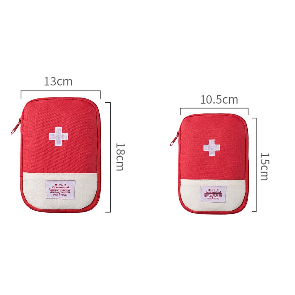 DE Empty First Aid Kit Bag Mini First Aid Pouch for Car Home Travel ...
