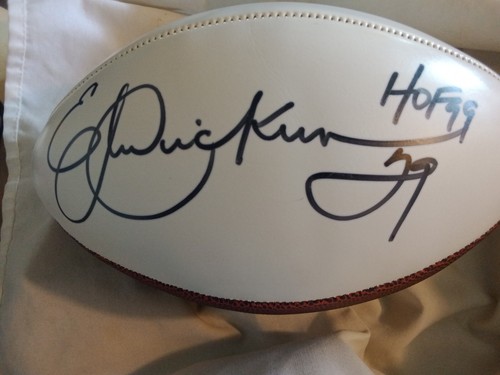 NFL Eric Dickerson Signed HOF Baden Nutanix Autograph Edition Football ...