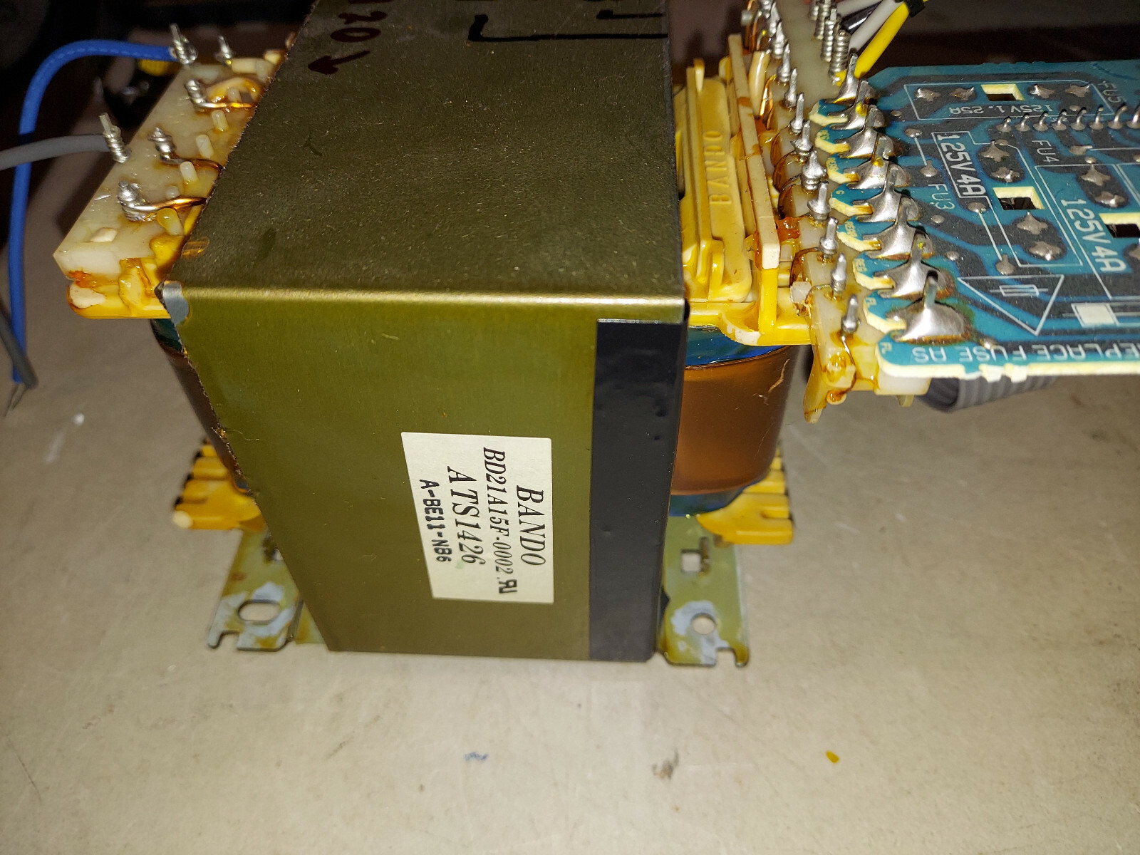 21YY15 BANDO BD21A15F-0002 TRANSFORMER: 120VAC --> (36.5, 73, 50.5, 101 ...