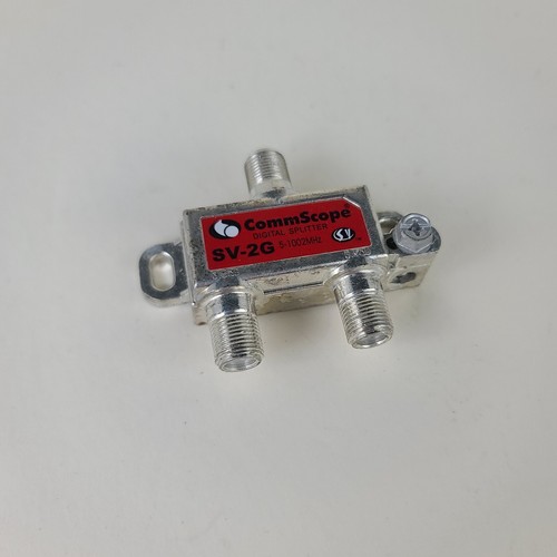 CommScope Digital Splitter 2 Way Coaxial Cable RG6 F Type Female SV-2G ...