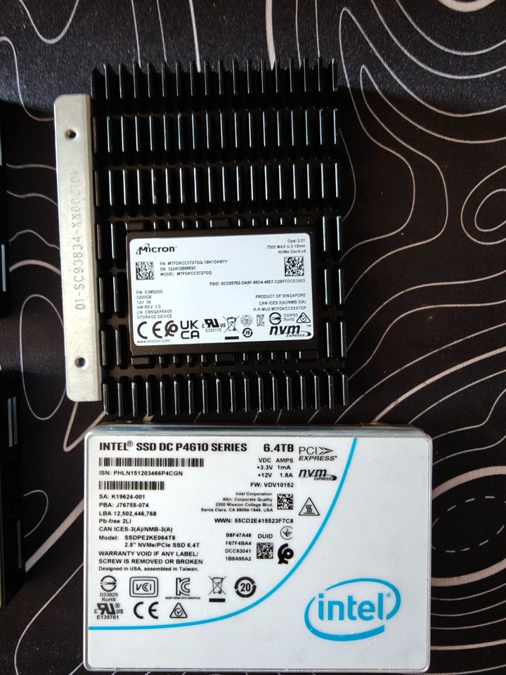 SSD NVME pack USED (Micron, Intel, Samsung) | eBay