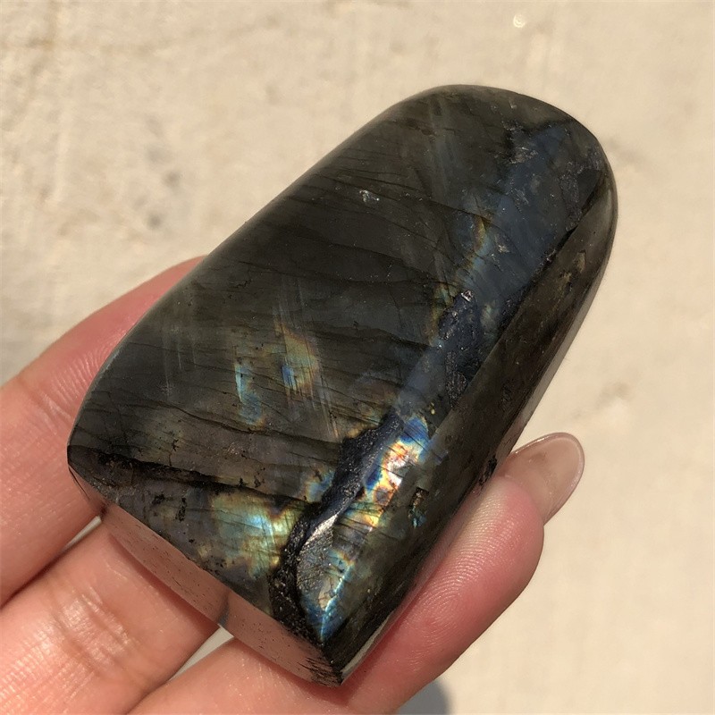 110g Natural Labradorite Quartz Crystal Stone Mineral Specimen Healing ...