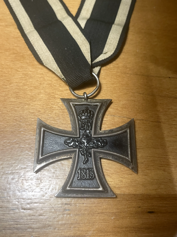 Original WW1 German EK2 Iron Cross with Original Ribbon | eBay