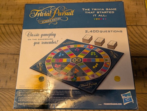 Original Hasbro Trivial Pursuit Classic Edition Trivia Game 2016 NEW ...