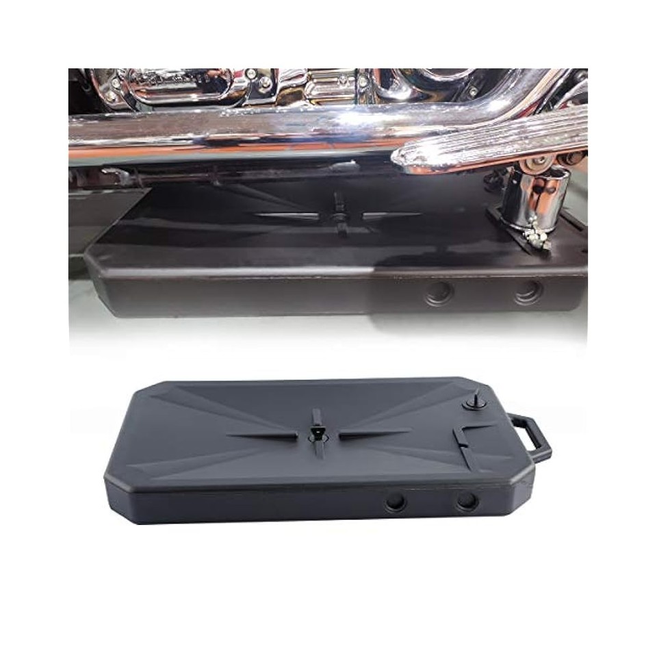 Oil Collection Pan for Harley Compatible, Easy Maneuverability & Spout ...