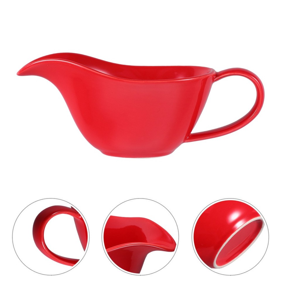 Spout Mixing Bowl Steak Sauce Bowl Porcelain Drainage Cup Spout Mixing ...