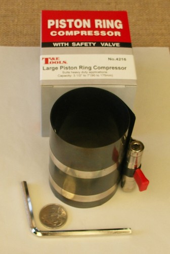 LARGE PISTON RING COMPRESSOR 90 to 180mm DIAMETER x 100mm DEEP T&E ...